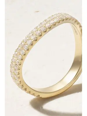 ANITA KO Curved 18-karat Diamond Ring