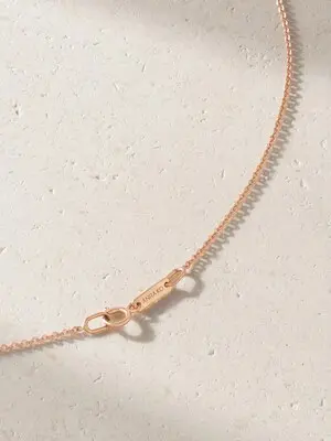 ANITA KO Initial 18-karat Diamond Necklace