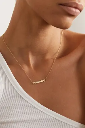 JENNIFER MEYER Mommy 18-karat Necklace