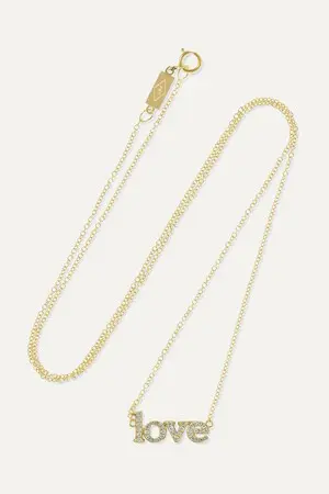 JENNIFER MEYER Love 18-karat Diamond Necklace