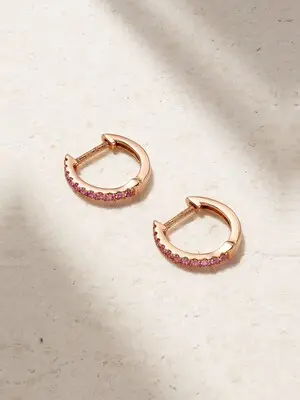 ANITA KO Huggies 18-karat Sapphire Earrings