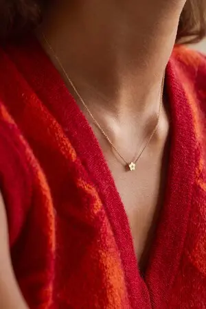 JENNIFER MEYER Mini Daisy 18-karat Diamond Necklace