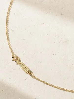 JENNIFER MEYER Mini Heart 18-karat Lapis Lazuli Necklace - Gold