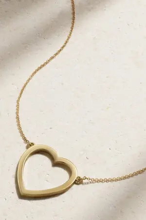 JENNIFER MEYER Open Heart 18-karat Necklace - Gold