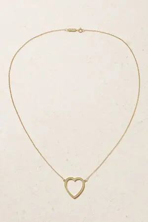 JENNIFER MEYER Open Heart 18-karat Necklace