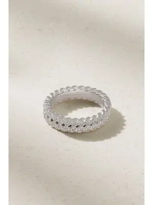 ANITA KO 18-karat Diamond Braided Ring