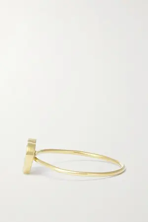 JENNIFER MEYER Extra Small Heart Opal Ring