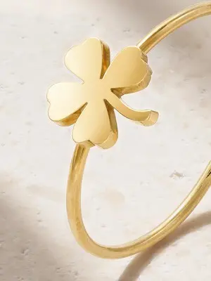 JENNIFER MEYER Mini Clover 18-karat Ring