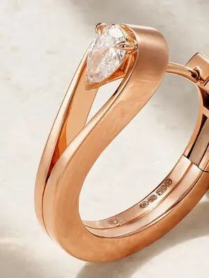 REPOSSI Serti Inversé 18-karat Diamond Earring