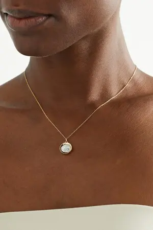 Mateo 14-karat Pearl And Diamond Necklace - White
