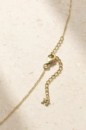 Mateo 14-karat Pearl And Diamond Necklace - White