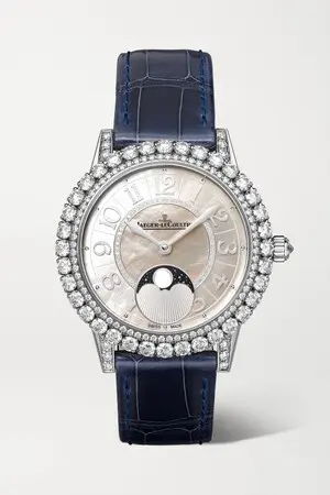 JAEGER-LECOULTRE Dazzling Rendez-vous Moon Automatic 36mm Medium Alligator And Diamond Watch
