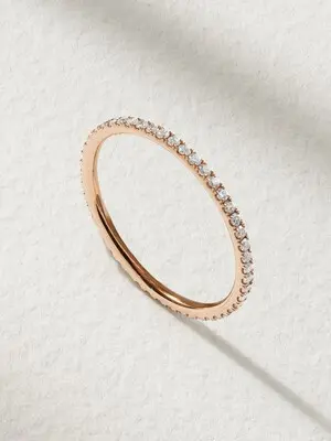 Ileana Makri Thread 18-karat Diamond Eternity Ring - Gold