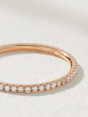 Ileana Makri Thread 18-karat Diamond Eternity Ring - Gold