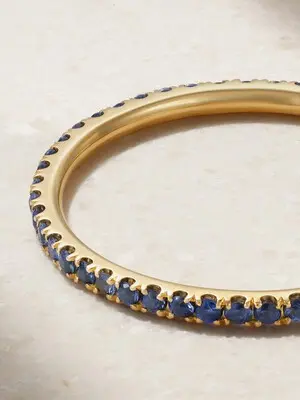 Ileana Makri Thread 18-karat Sapphire Ring