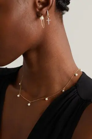 Mateo 14-karat Pearl Choker