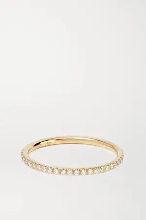 Ileana Makri Thread 18-karat Diamond Eternity Ring - Gold
