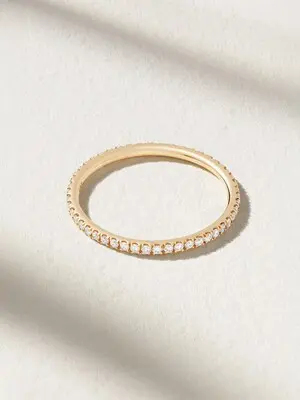 Ileana Makri Thread 18-karat Diamond Eternity Ring - Gold