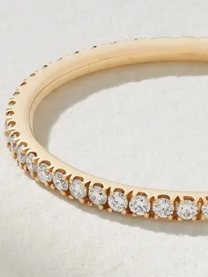 Ileana Makri Thread 18-karat Diamond Eternity Ring