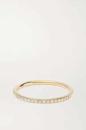 Ileana Makri Thread 18-karat Diamond Eternity Ring