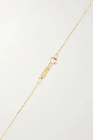 JENNIFER MEYER Large Open Heart 18-karat Turquoise Necklace