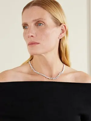 SUZANNE KALAN 18-karat Diamond Necklace