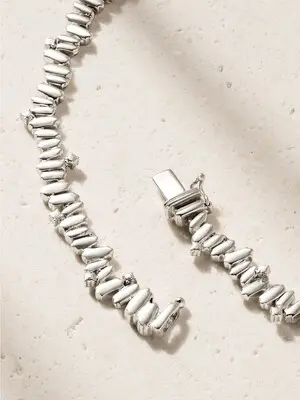 SUZANNE KALAN 18-karat Diamond Necklace