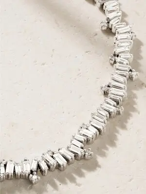 SUZANNE KALAN 18-karat Diamond Necklace