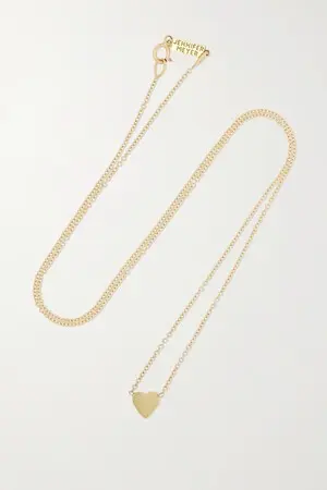 JENNIFER MEYER Mini Heart Necklace - Gold