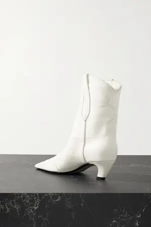 Khaite Dalls Leather Cowboy Boots