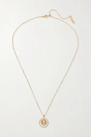 Messika Messika Lucky Move Rose Gold Diamond Necklace Rose Gold