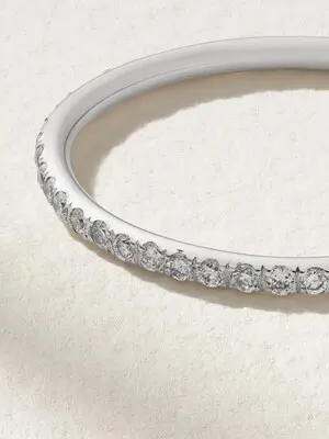 Ileana Makri Thread 18-karat Diamond Ring - Silver