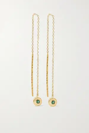Octavia Elizabeth Emerald Earrings