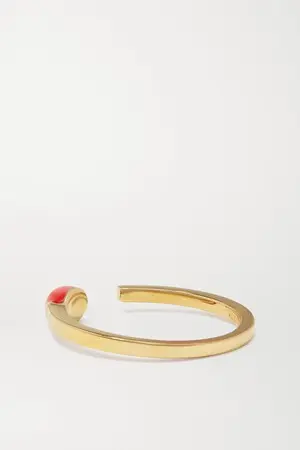 Alison Lou Match Stack 14-karat And Enamel Ring