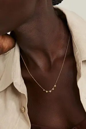 Jacquie Aiche Emily 14-karat Diamond Necklace