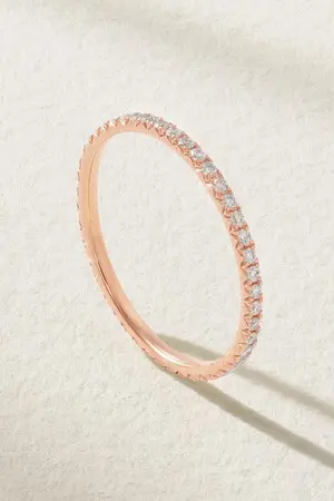 ANITA KO Anita Ko Eternity 18-Karat Rose Gold Diamond Ring Rose Gold