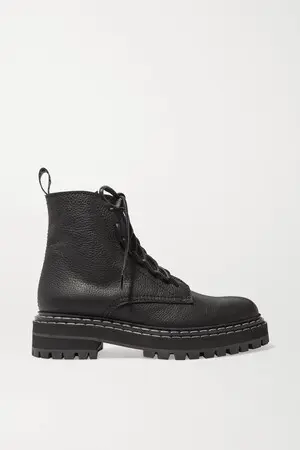 Proenza Schouler Textured-leather Ankle Boots