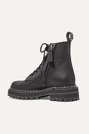Proenza Schouler Textured-leather Ankle Boots