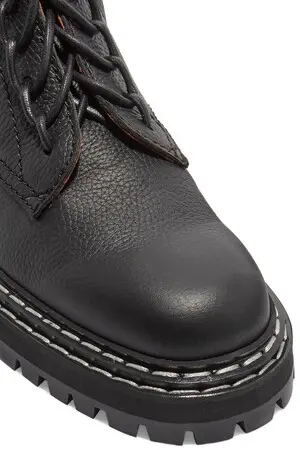 Proenza Schouler Textured-leather Ankle Boots