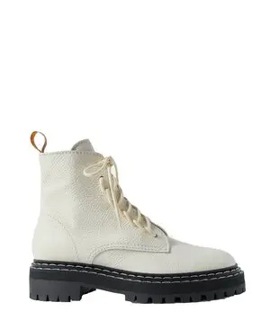 Proenza Schouler Textured-leather Ankle Boots