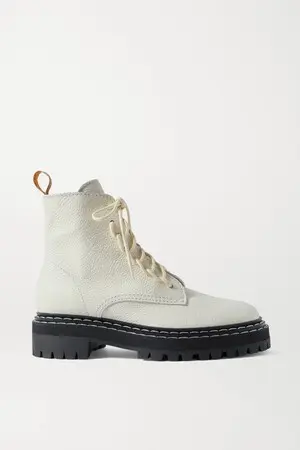 Proenza Schouler Textured-leather Ankle Boots