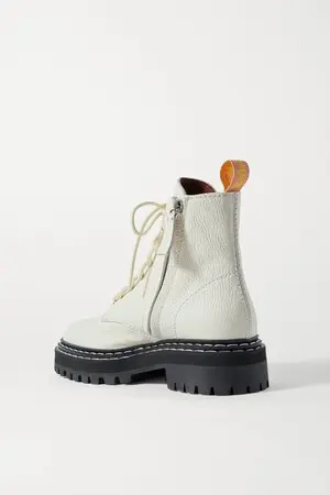 Proenza Schouler Textured-leather Ankle Boots