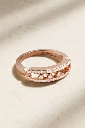 Messika Baby Move 18-karat Diamond Ring - Rose Gold