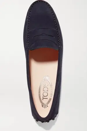 TOD'S Gommino Suede Loafers - Blue