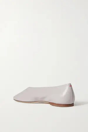 AeydĒ Kirsten Leather Ballerinas - Gray
