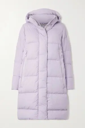 Canada Goose Byward Hooded Grosgrain-trimmed Quilted Shell Down Parka Purple