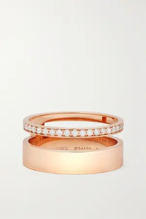 REPOSSI Berbère Module 18-karat Diamond Ring - Rose Gold