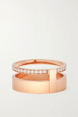 REPOSSI Berbère Module 18-karat Diamond Ring - Rose Gold