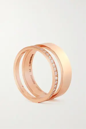 REPOSSI Berbère Module 18-karat Diamond Ring - Rose Gold
