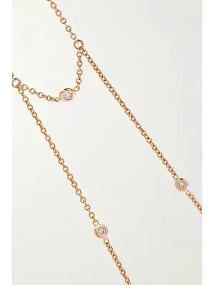 Jacquie Aiche 14-karat Diamond Body Chain